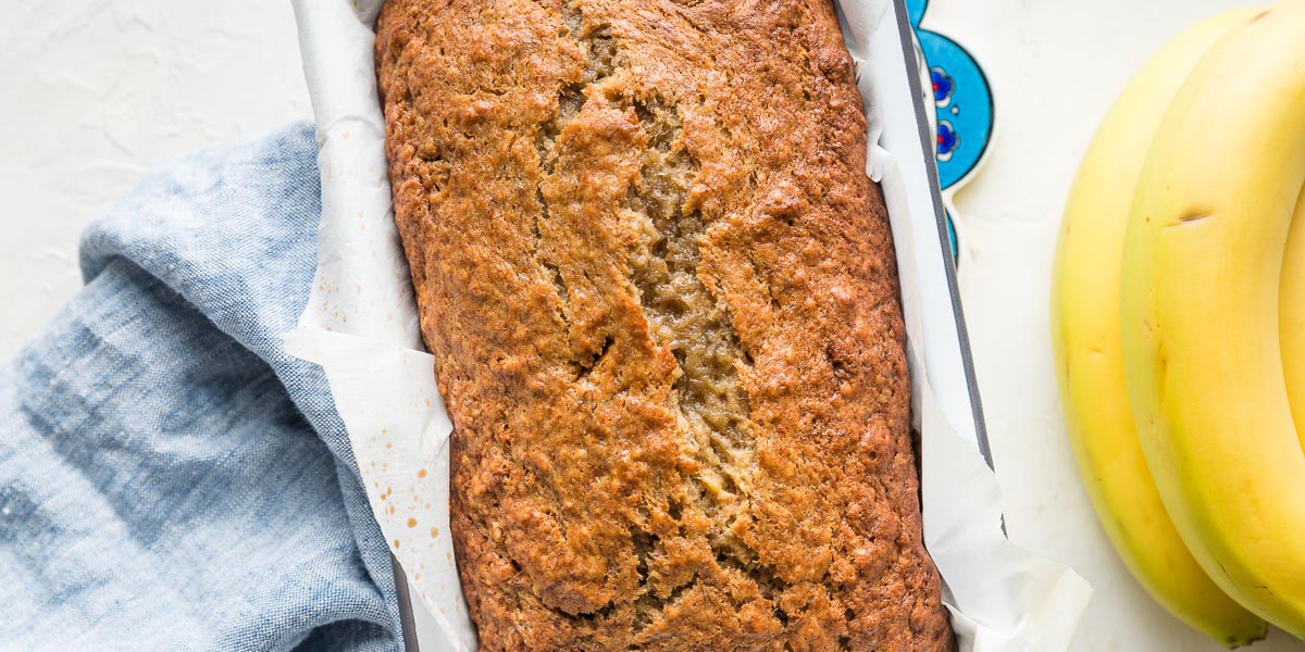 Five Banana Banana Bread In One Bowl Nourish And Fete